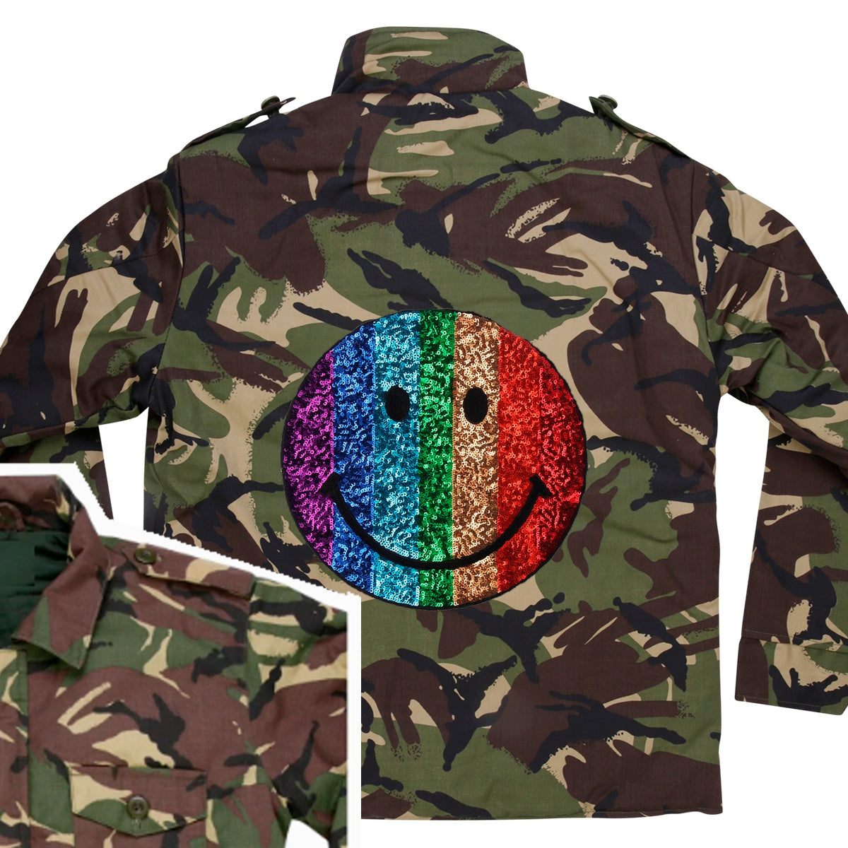 Personalised Rainbow Smile Camo Jacket | Gifts for Kids Age – Cat in ...